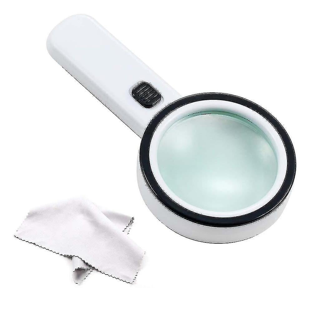 30x High Handheld Powerful Magnifier With 12 Led Lights, Best Giant ...