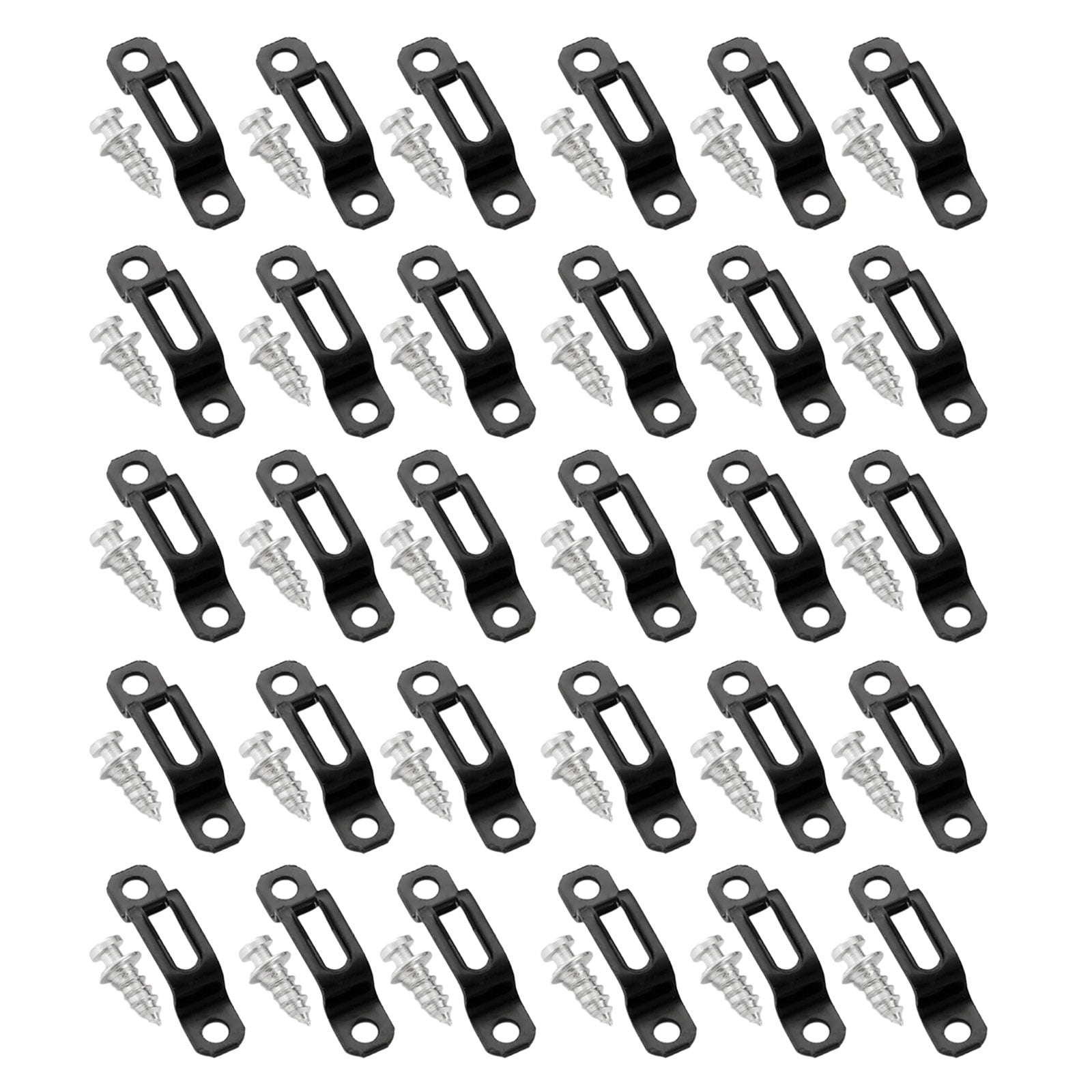 30x Stainless Steel Invisible Furniture Joining Connector Screw ...