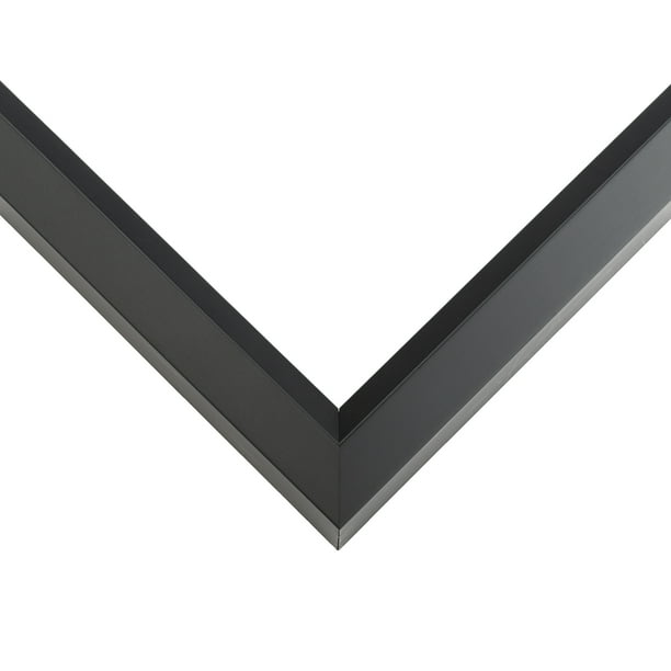 30x15 Shadow Box Frame Black | 1.25 inches Deep Real Wood Contemporary ...