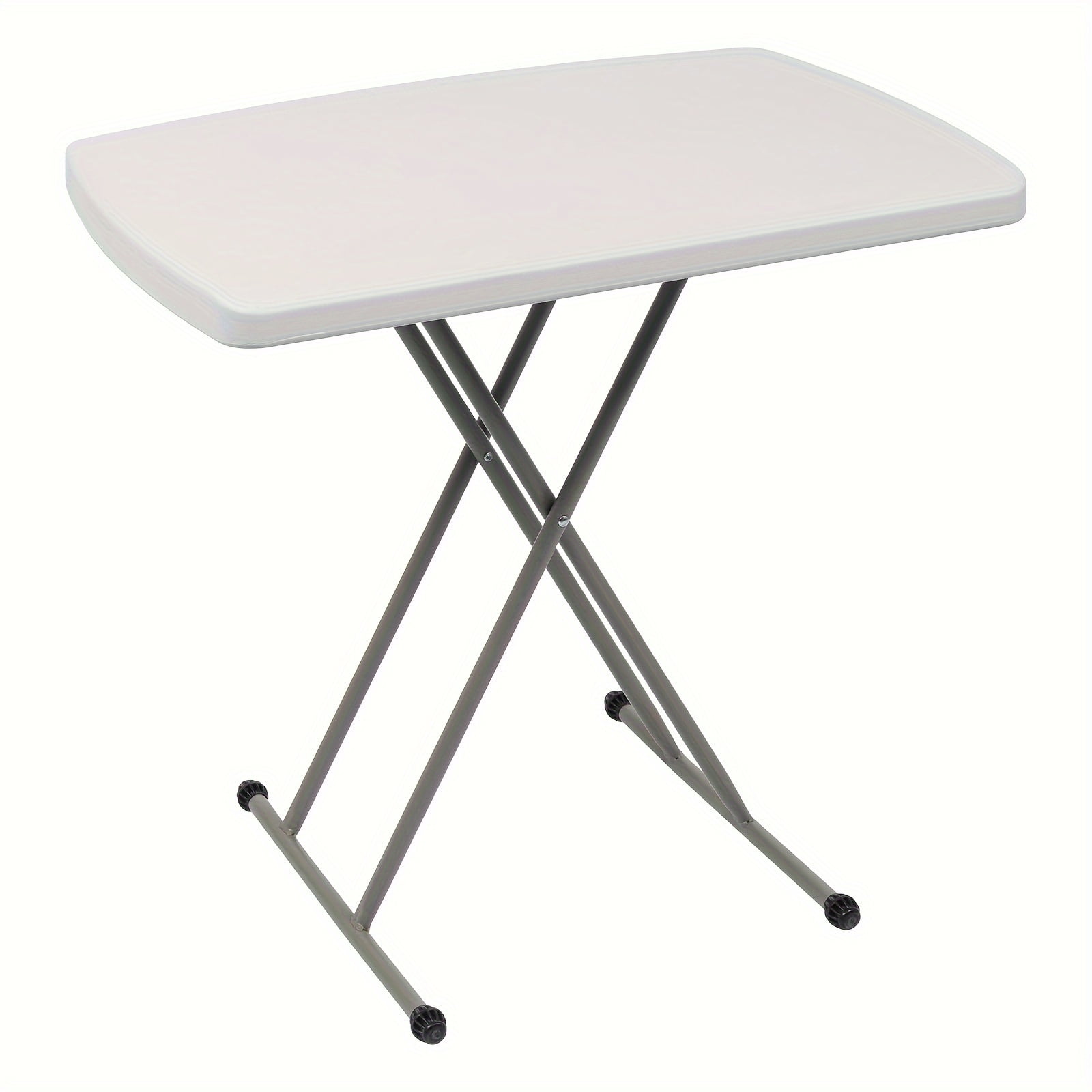30x20 Inch White Liftable Patio Plastic Table Outdoor Portable Sun ...