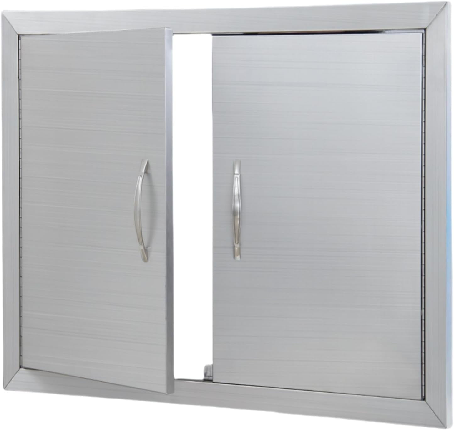 30x21 Stainless Steel Outdoor Kitchen Door – Flush Mount BBQ Access ...