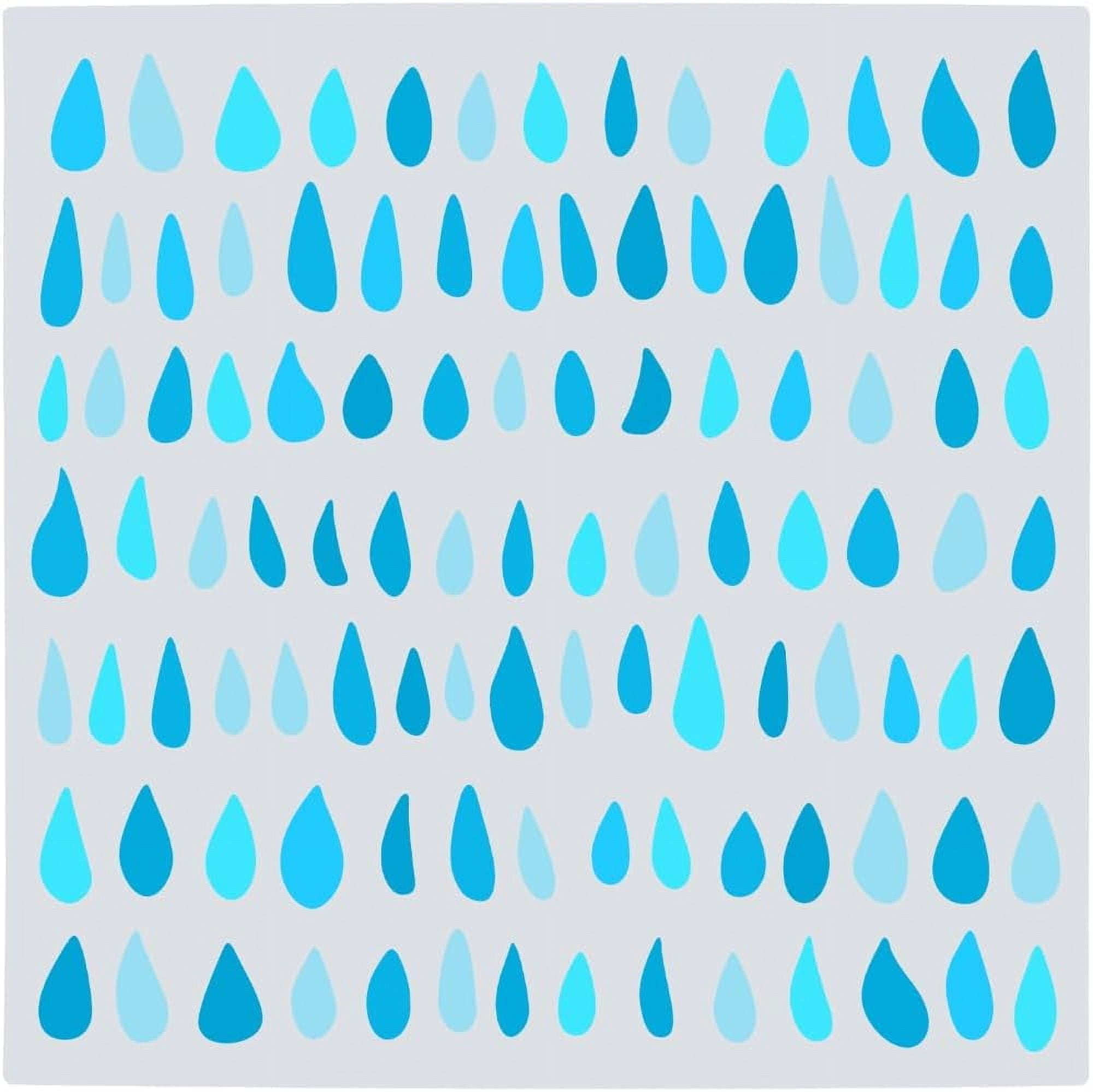 30x30cm Teardrop Stencil Templates Large Geometric Pattern Stencils ...