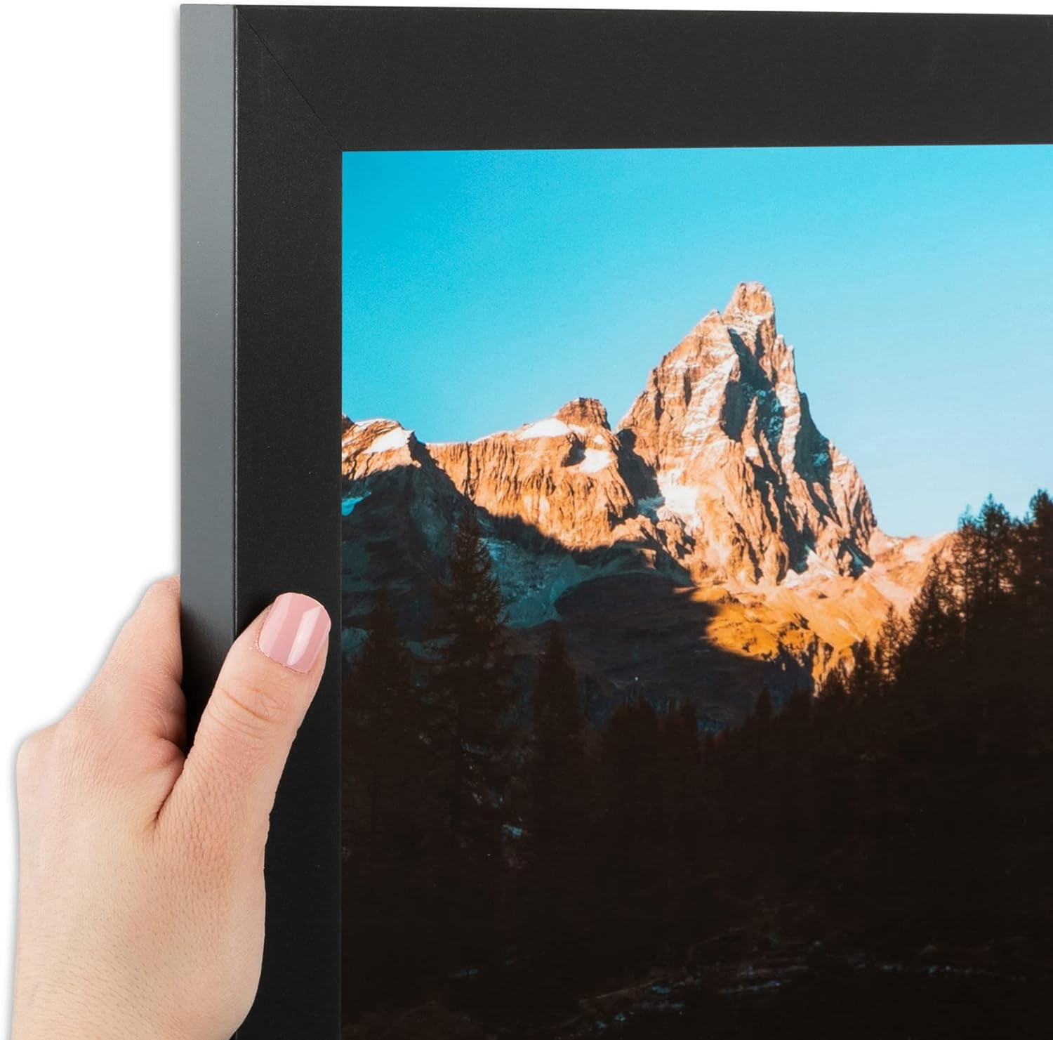 30x31 Inch Black Picture Frame, This 1.25 Inch Custom MDF Poster Frame ...