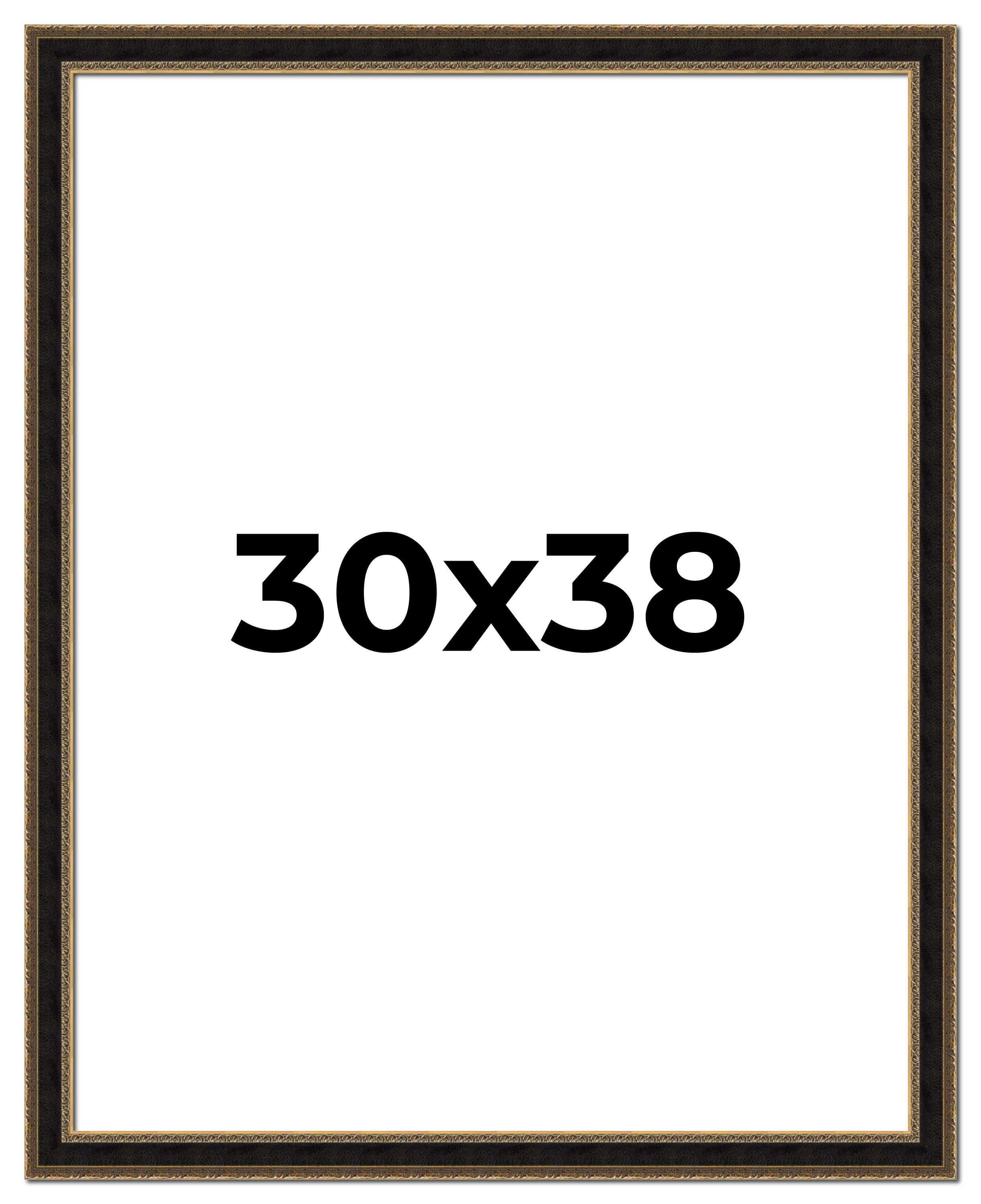 30x38 Frame Gold Antique Vintage Sold Wood Picture Frame | 1.75 Inch ...