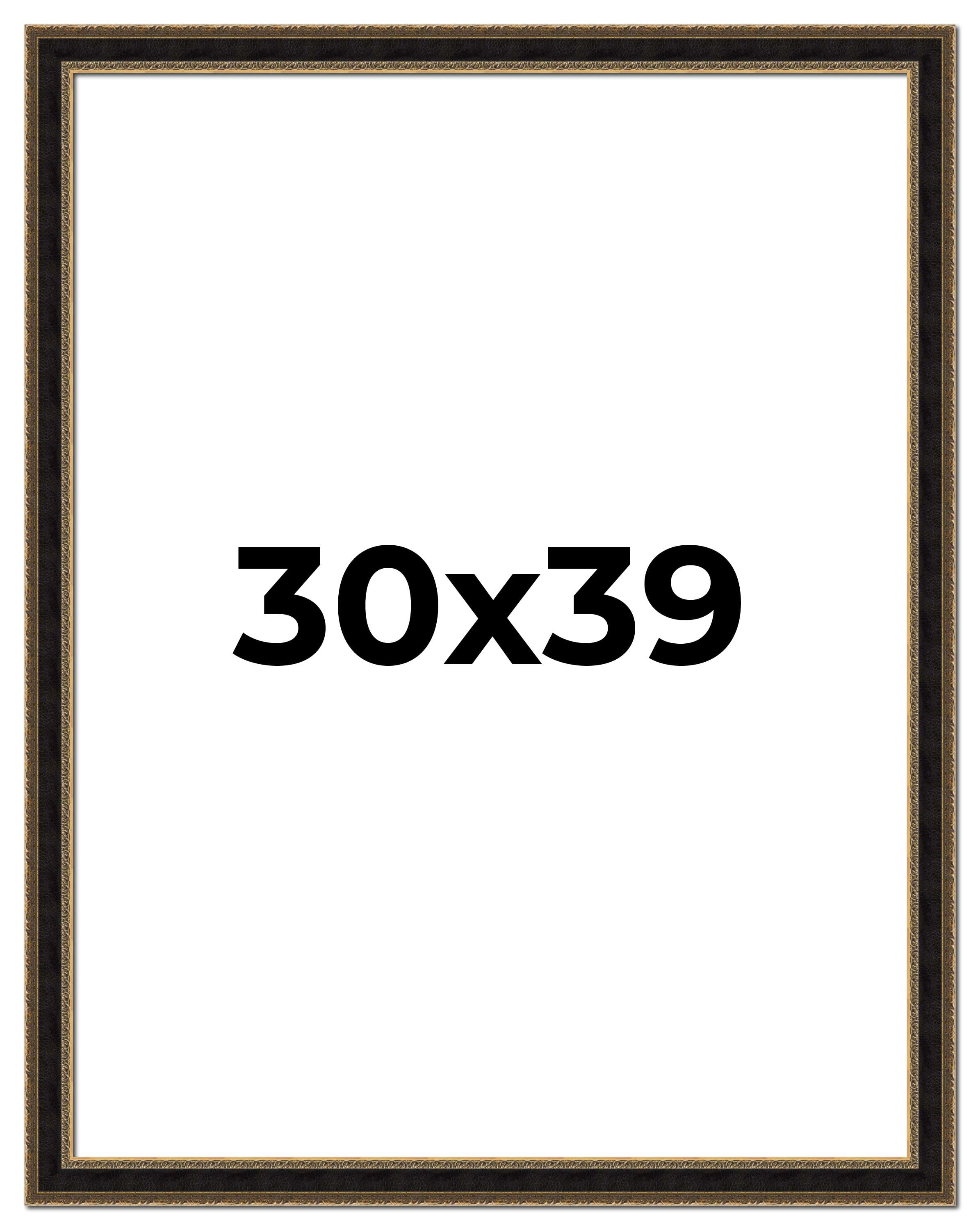 30x39 Frame Gold Antique Vintage Sold Wood Picture Frame | 1.75 Inch ...