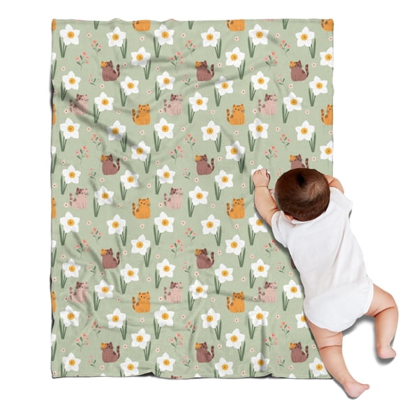 30x40 Inch Flannel Fleece Blanket for Men, Women & Kids, Soft ...