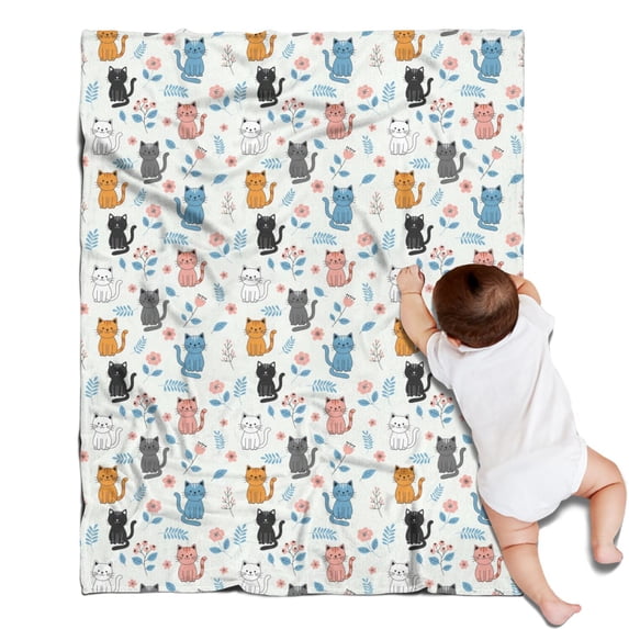 30x40 Inch Flannel Fleece Blanket for Men, Women & Kids, Soft ...
