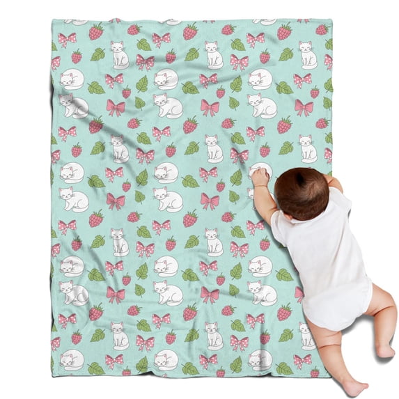 30x40 Inch Flannel Fleece Blanket for Men, Women & Kids, Soft ...