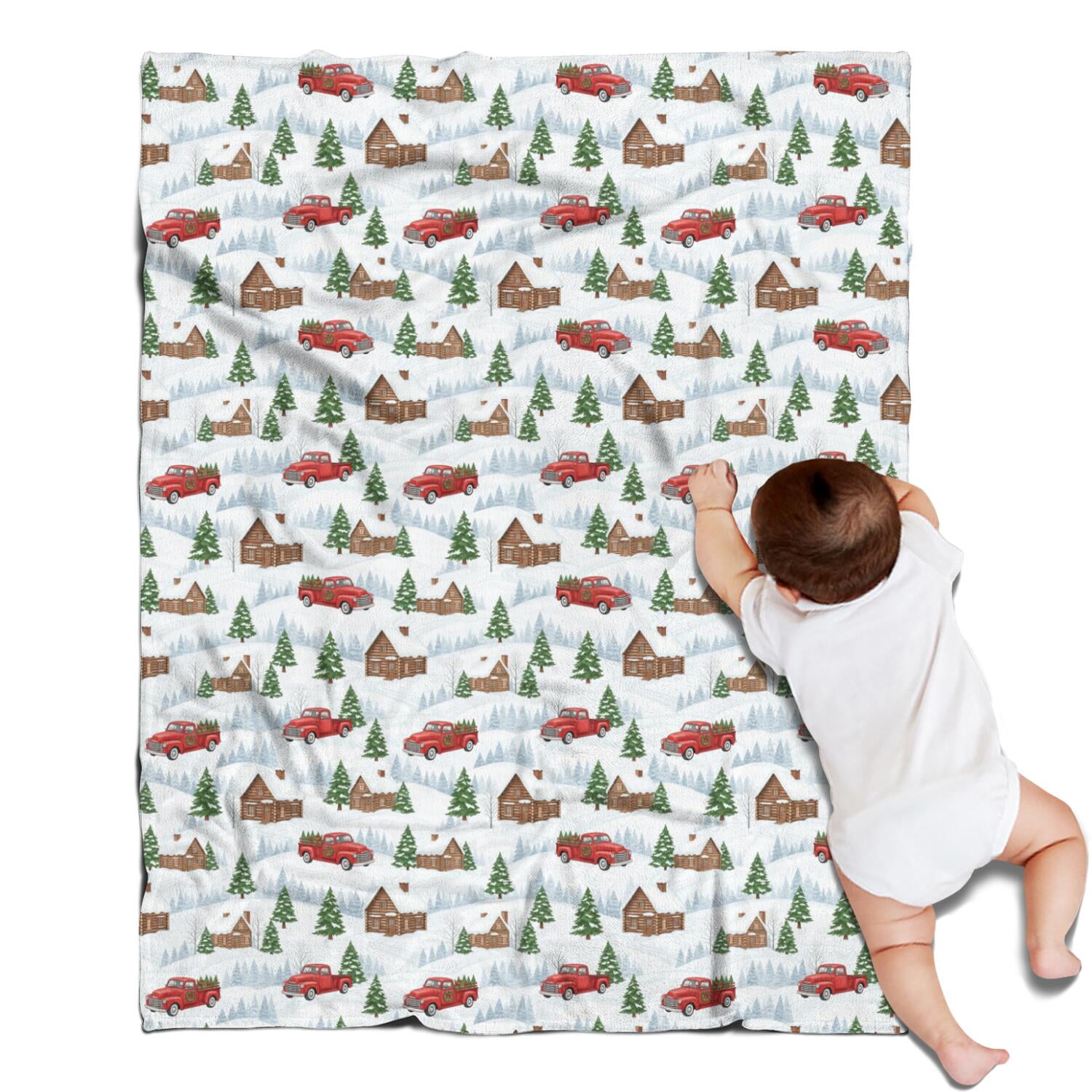 30x40 Inch Flannel Fleece Blanket for Men, Women & Kids, Soft ...