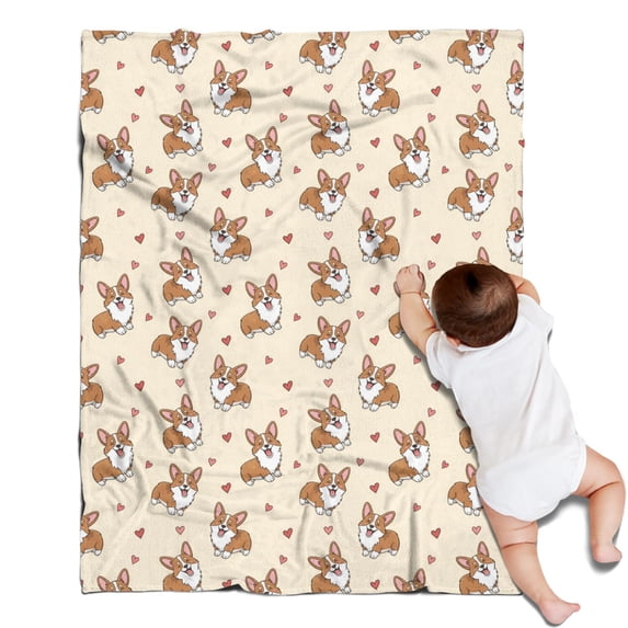 30x40 Inch Flannel Fleece Blanket for Men, Women & Kids, Soft ...