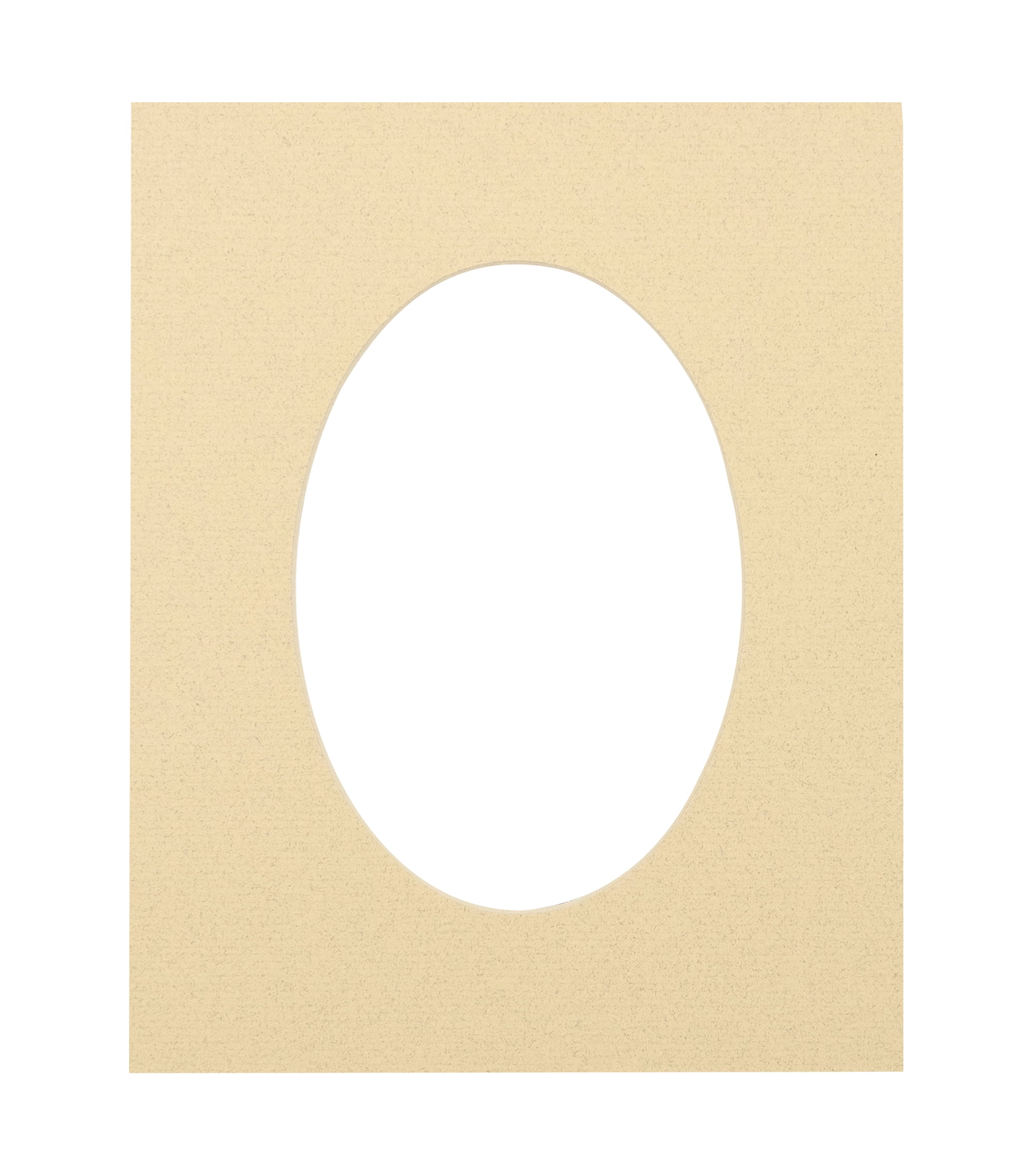 30x42 Mat Bevel Cut for 28x40 Photos Precut Tan Oval Shaped Photo Mat ...