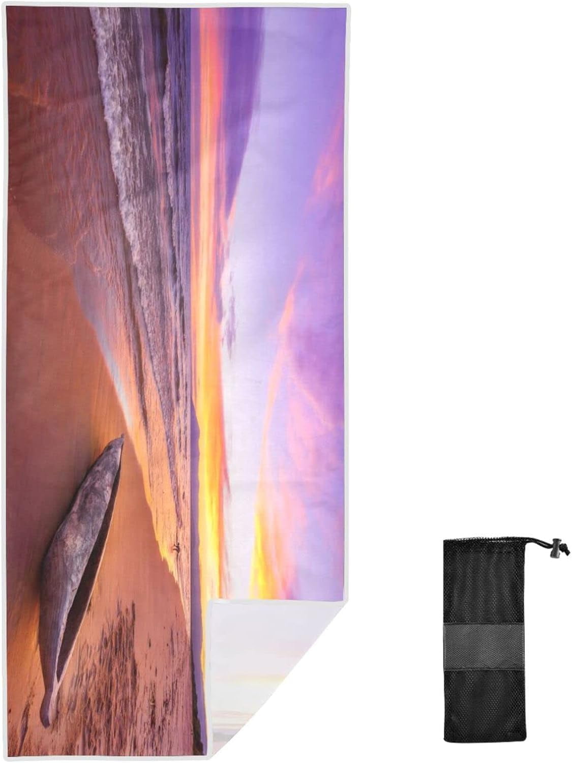 30x60In Absorbent Quick Drying Beach Towel, Delicate and Easy to Wipe ...