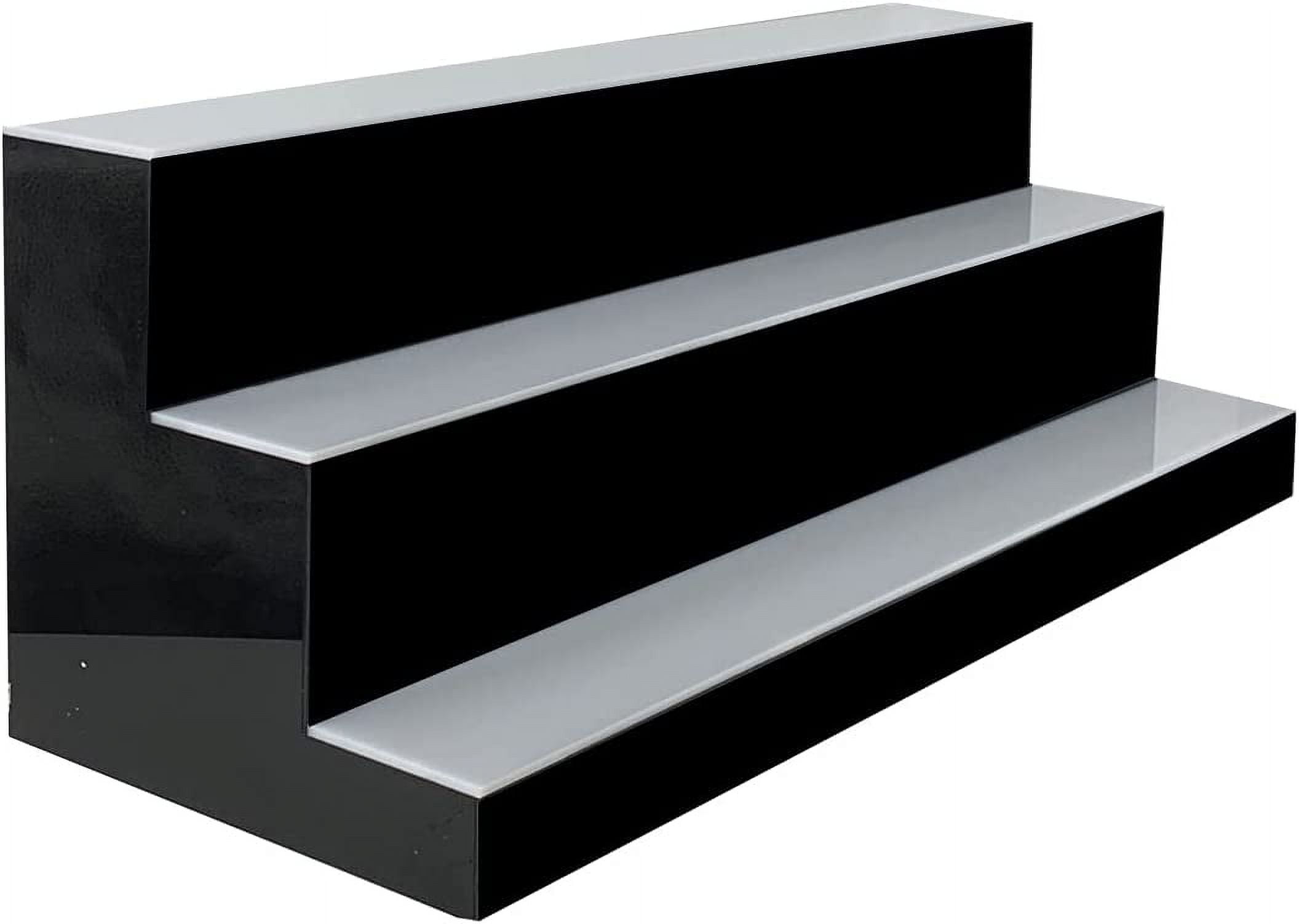 31" 3-Step High Light LED Detachable Liquor Bottle Display Shelf ...