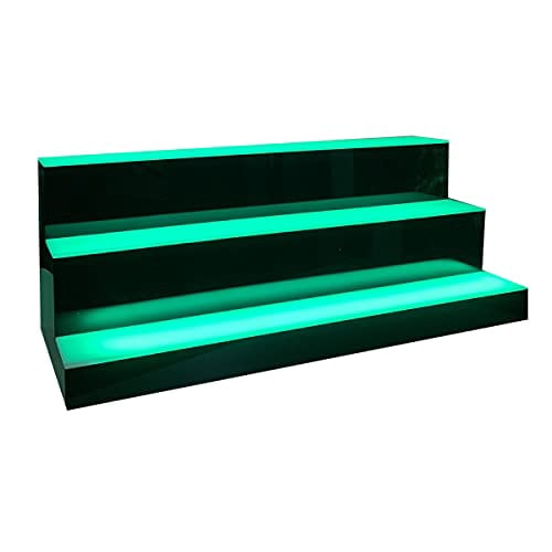 31" 3-Step High Light LED Detachable Liquor Bottle Display Shelf ...