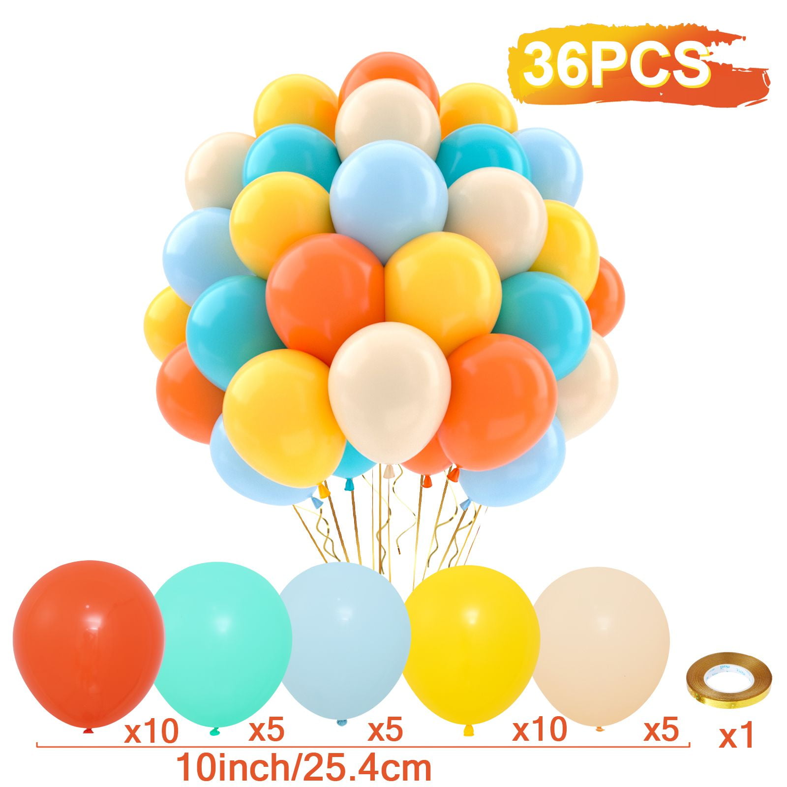 31/36/37/51/101Pcs Metallic Balloons Pearl Latex Balloon Gold Confetti ...