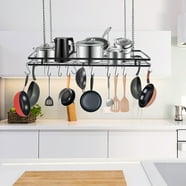 bimiti 6 Tier Kitchen Corner Pot Rack - 65" Height Triangular Storage ...
