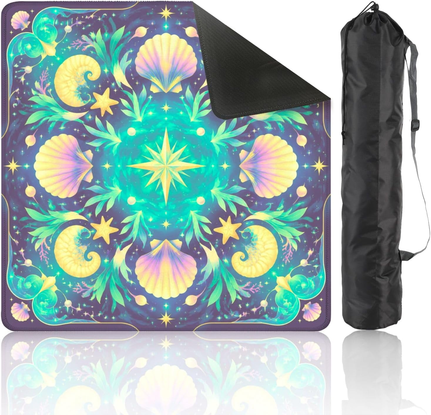 31.5" Gaming Mat - Textured Tile Grip, Padded Layer Protects Table from ...
