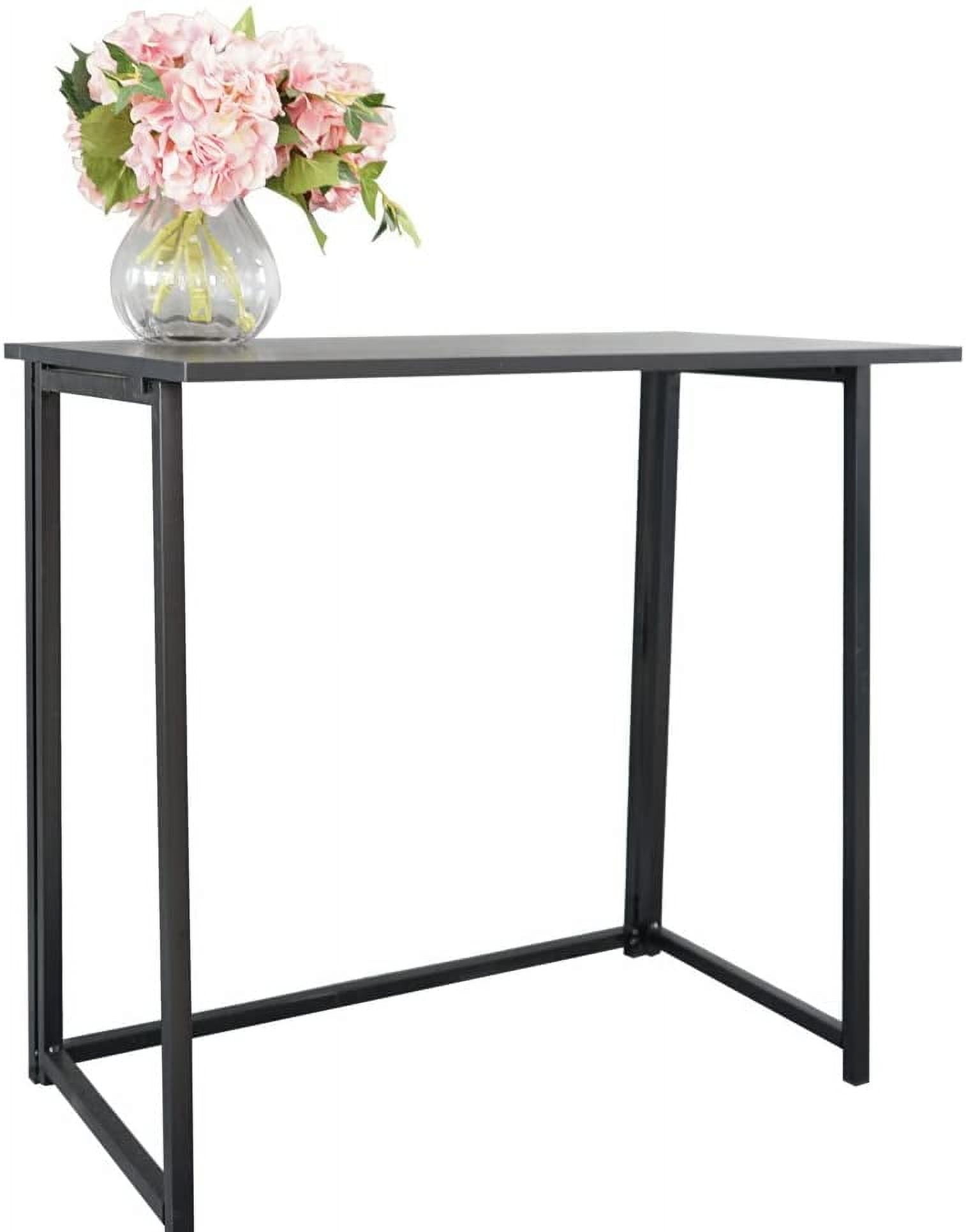 31.5 Inch Collapsible Computer Desk, Modern Simple Style Small Foldable ...