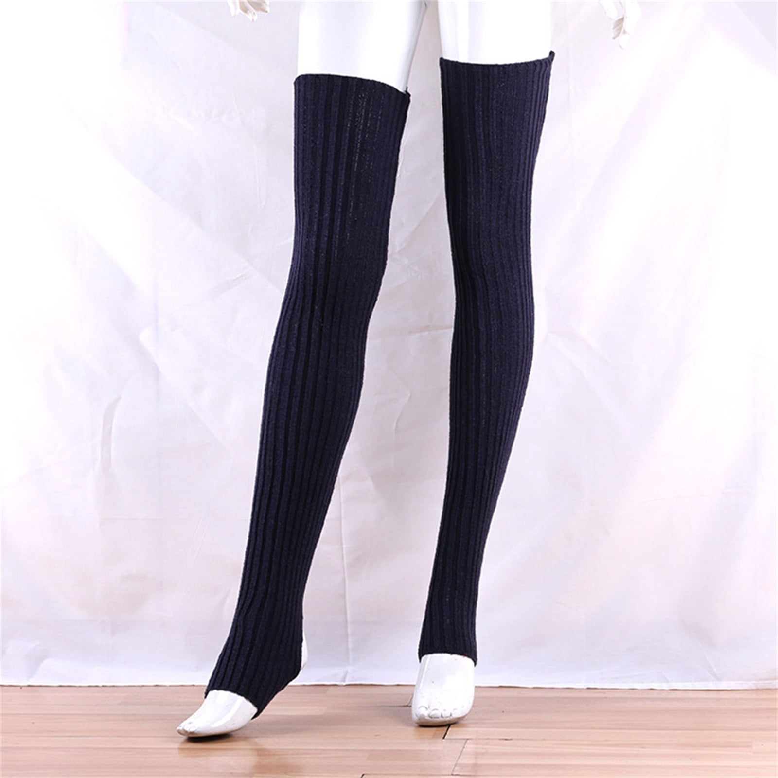 31.5 Inch Length Leg Knit Over The Knee Extra Long Soft Thick Thigh ...