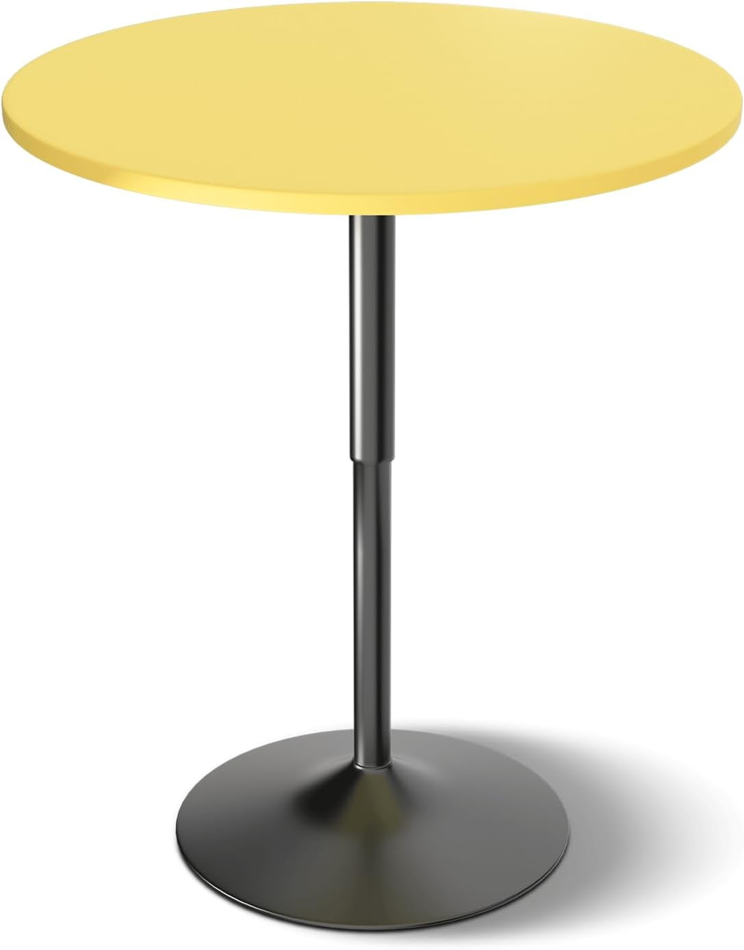 31.5 Inch Round Pub Cocktail Table for Dining Room Kitchen Patio Bar ...