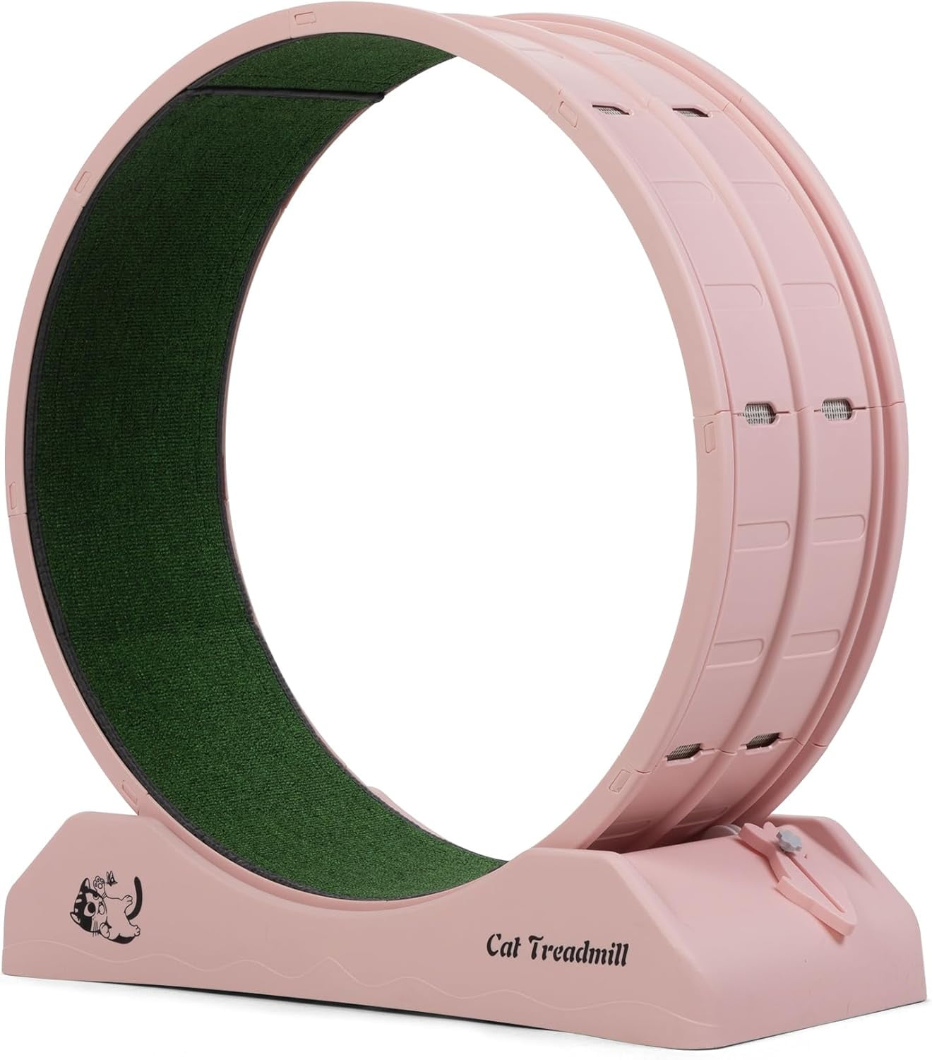 31.5 Inch Silent Pink Cat Exercise Wheel - Indoor Cat Treadmill for ...
