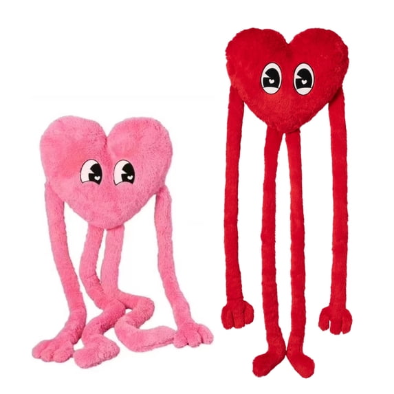 31.5 Inch Valentine's Long Limb Heart Plush - Cute Soft Valentine's ...