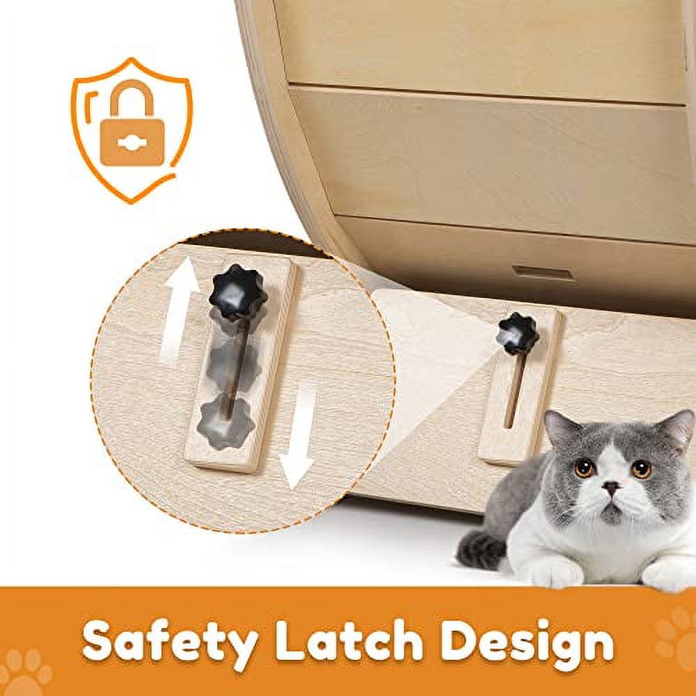 31.5" Large Cat Treadmill, Exercise Wheel with Locking Mechanism ...