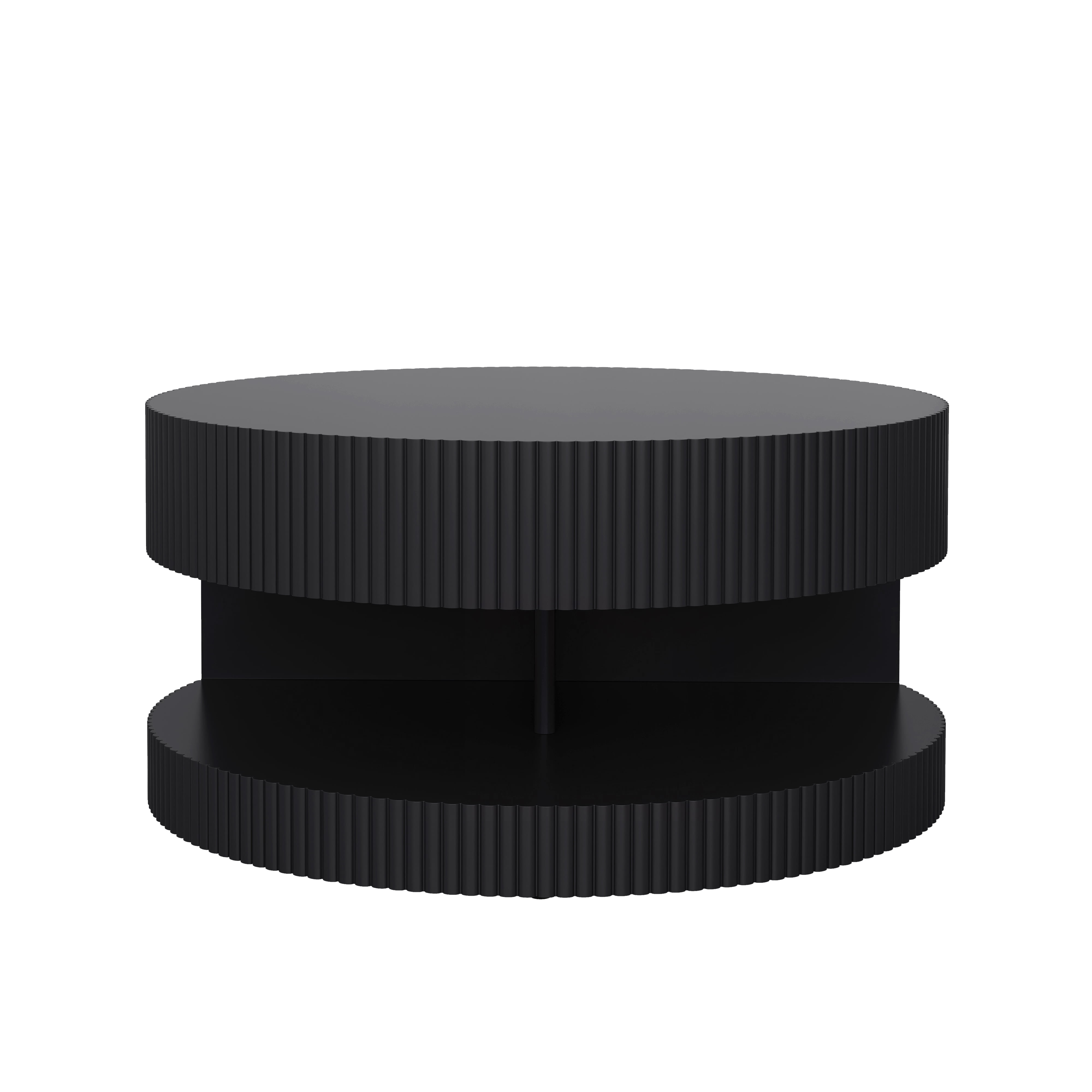 Coffee Tables 31.5'' Round Coffee Table,Modern Center Table with ...