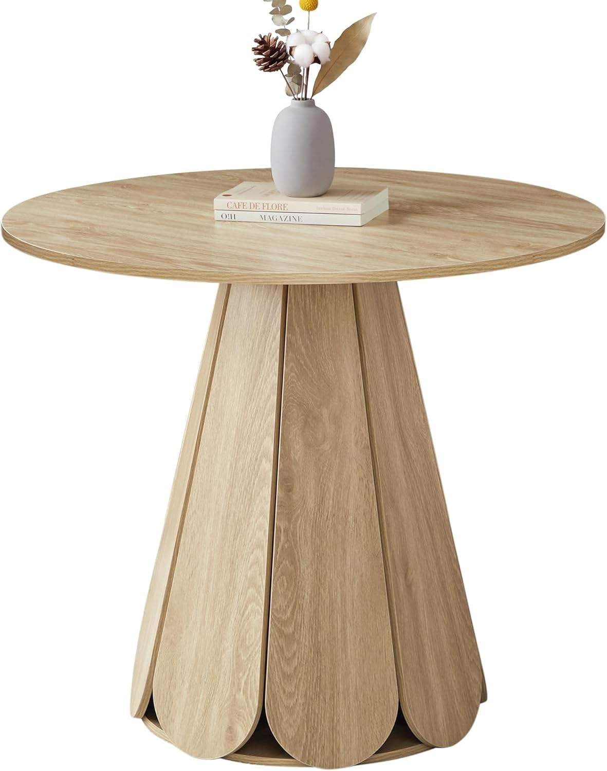 31.5" Round Dining Table for 2-4 People, Modern Small Kitchen & Dining ...