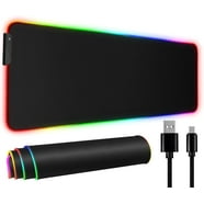 RGB Glowing Gaming PC Mat: Large Extended Soft LED Mouse Pad, XL Long ...