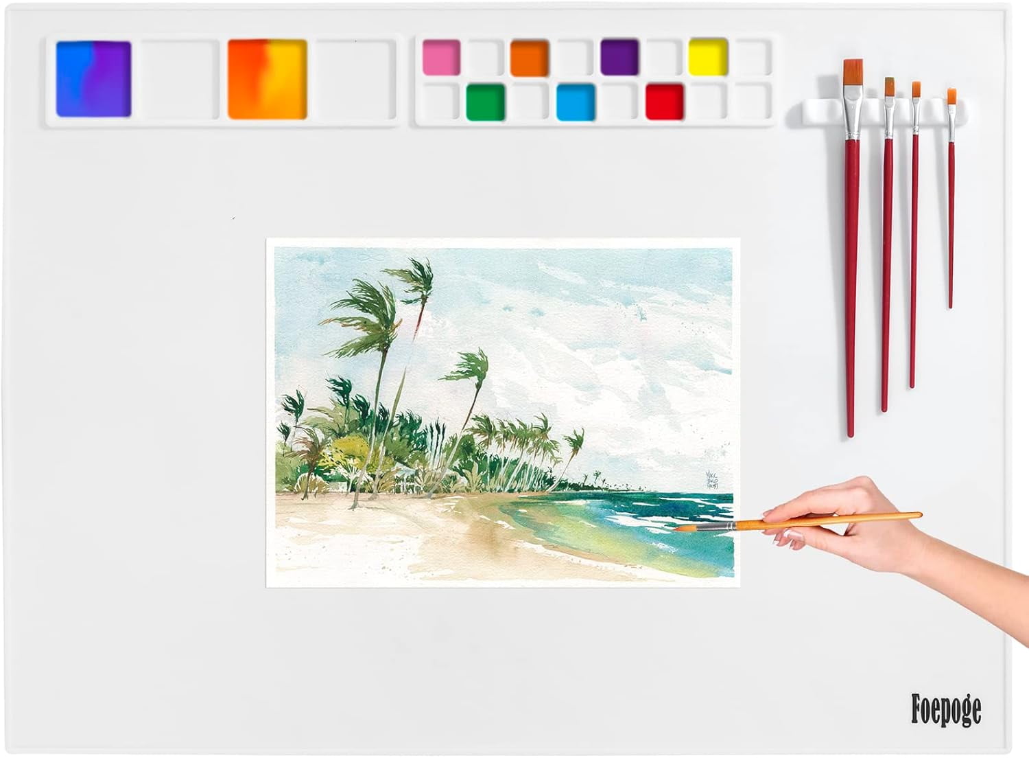 31.5" X 23.6" Extra Large Silicone Craft Mat for Table, Silicon Art Mat ...