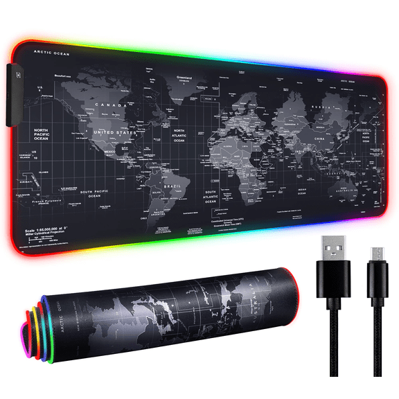 Firefly Hard V2 RGB Gaming Mouse Pad: Customizable Chroma Lighting ...