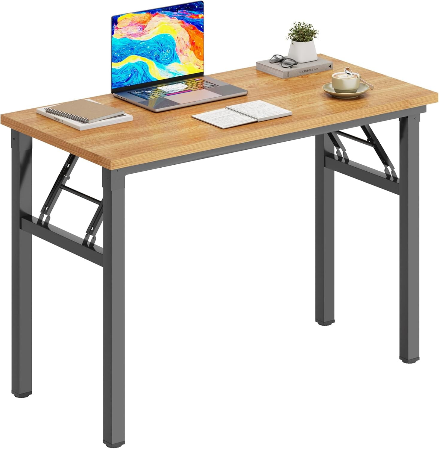 31.5 inches Small Computer Desk for Home Office Folding Table Writing ...
