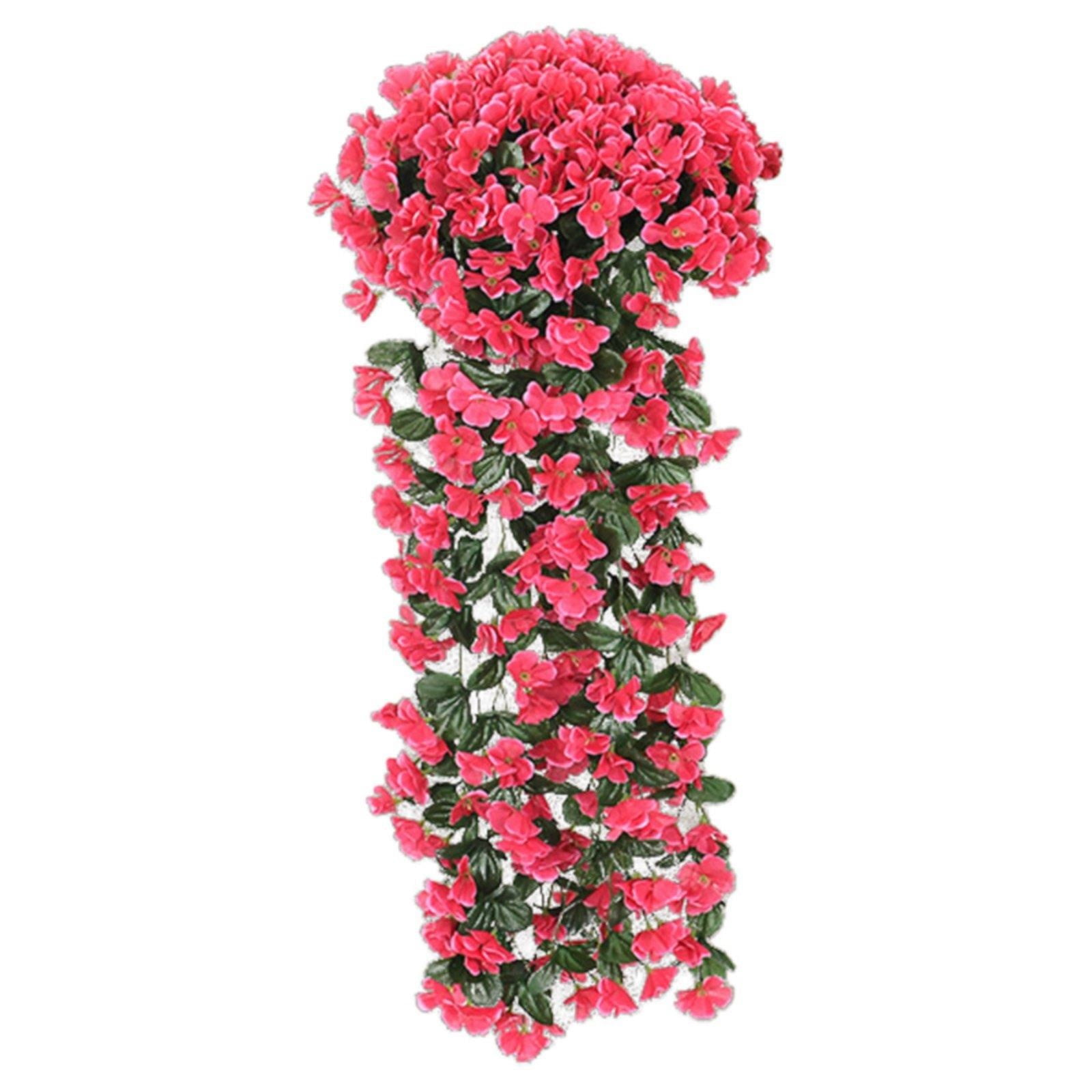 31.5In Artificial Fake Wisteria Vine Ratta Hanging Garland Silk Flowers ...
