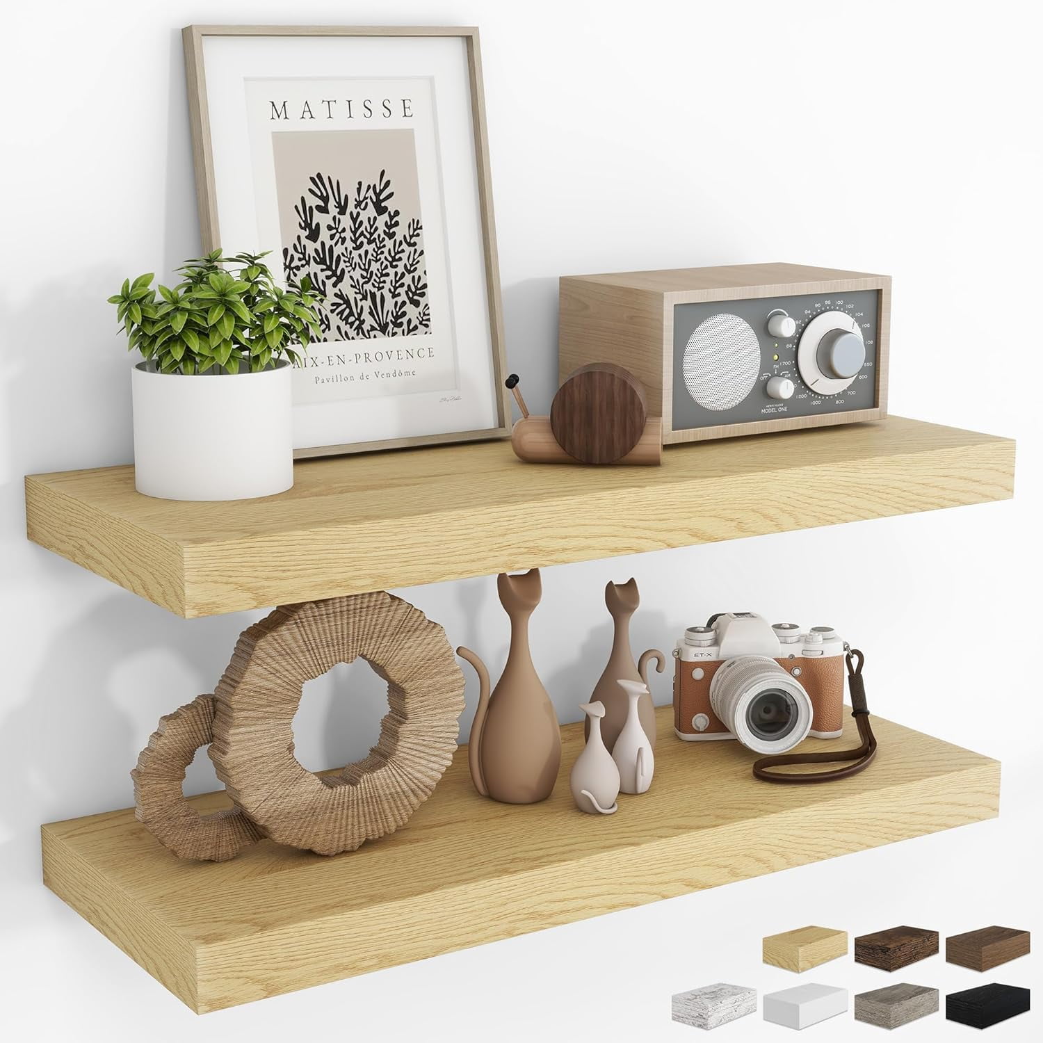31.5Inch Floating Shelves for Wall 2 Pack Shelves for Bedroom|Kitchen ...