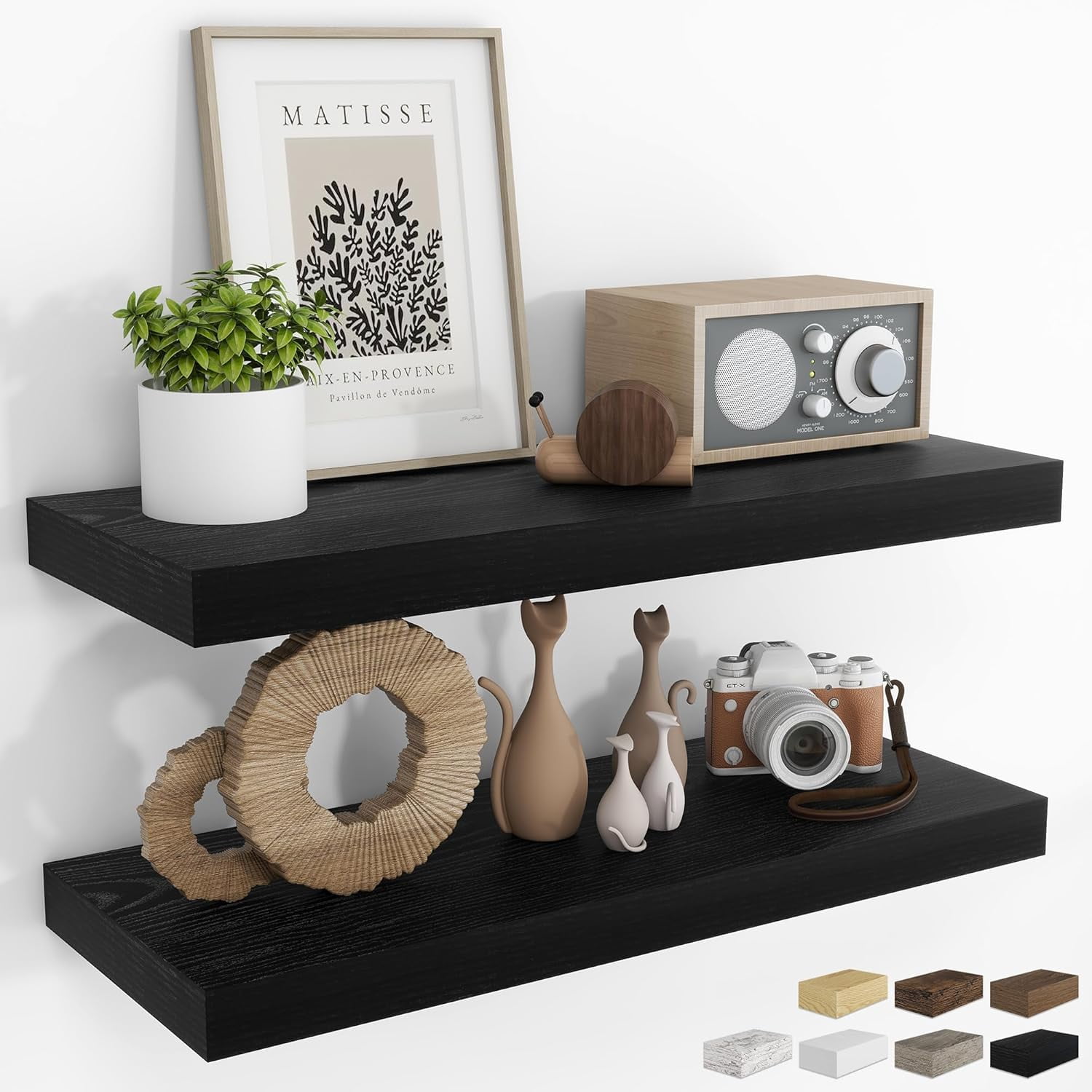 31.5Inch Floating Shelves for Wall 2 Pack Shelves for Bedroom|Kitchen ...