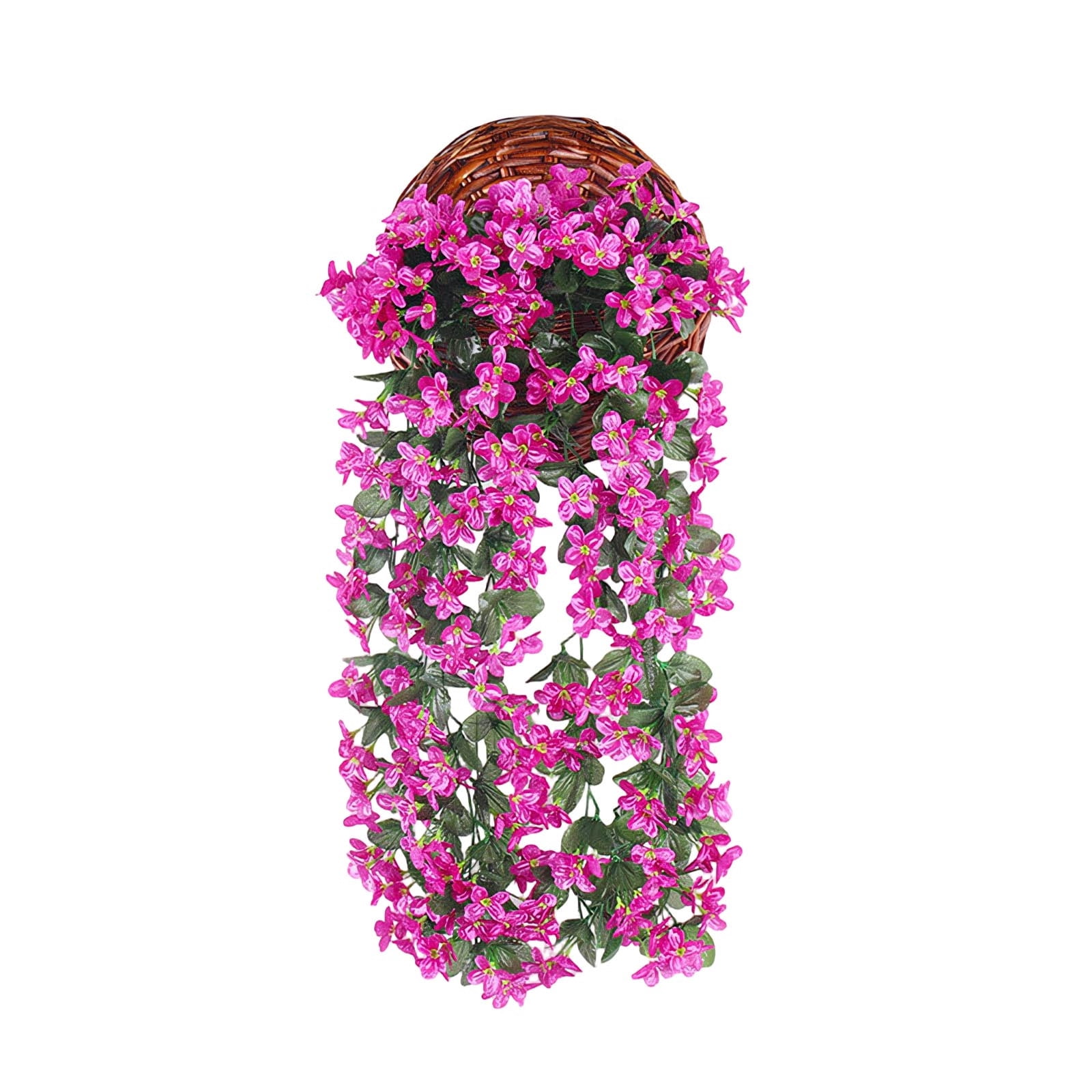 31.5inch Artificial Violet Hanging Flowers - Silk Wisteria Garland Wall ...
