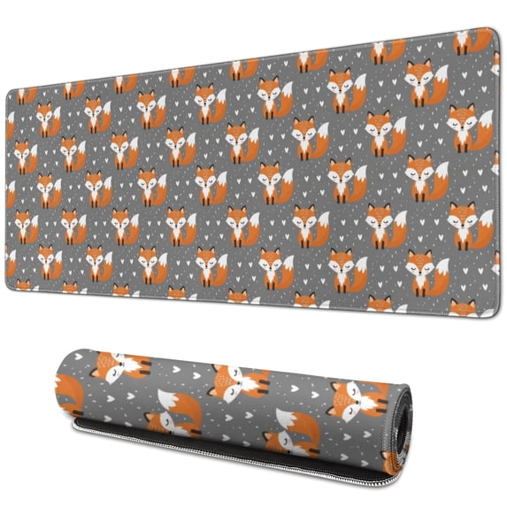 31.5x11.8 Inch Gaming Mouse Pad, Non-Slip Stitched Rubber Desk Mat for ...