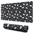31.5x15.7 Inch Gaming Mouse Pad, Non-Slip Stitched Rubber Desk Mat for ...