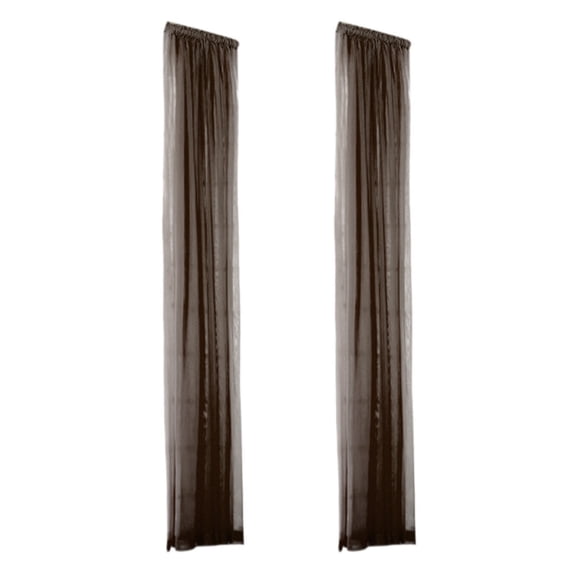31.5x78.74 Inch Two-Piece Gauze Curtain, Transparent Window Screen, Rod ...
