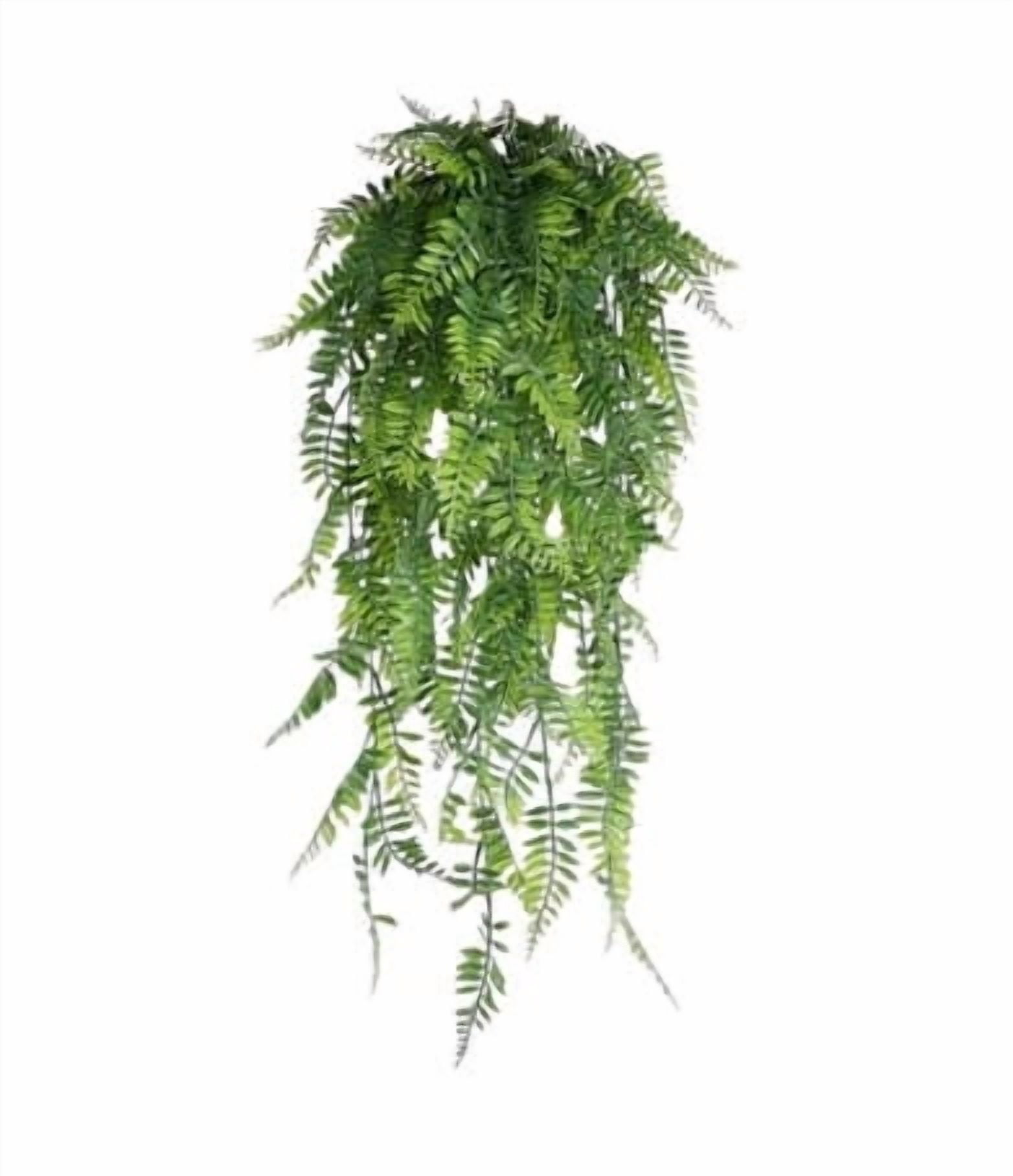 31.6in Artificial Trailing Fern Vine, Faux Monstera Hanging Greenery ...