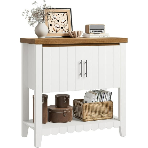 31.7" Entryway Table Console Table with Storage, Coffee Bar Cabinet ...