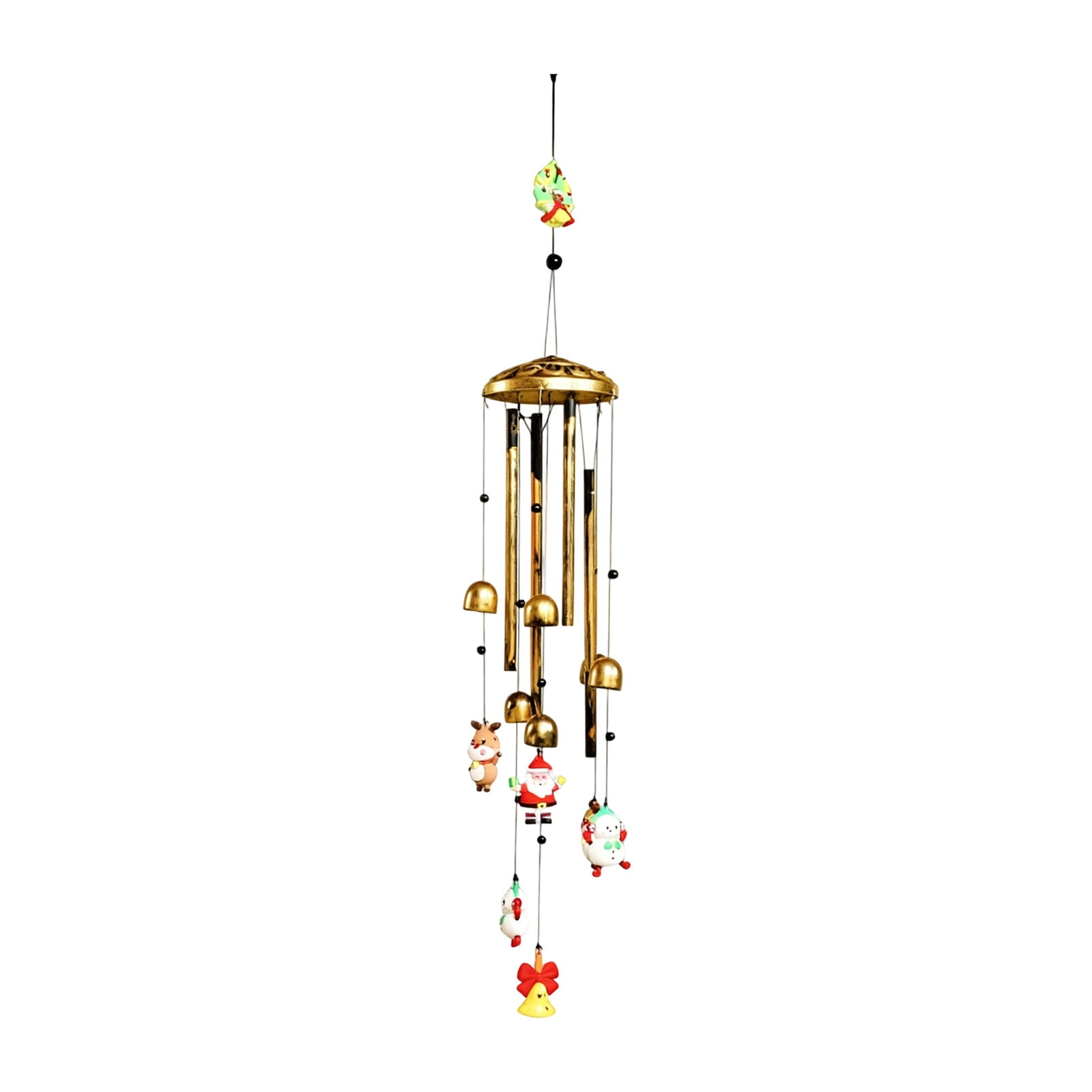 31.8-Inch Christmas Wind Chime, Metal Holiday Bell Decoration with ...