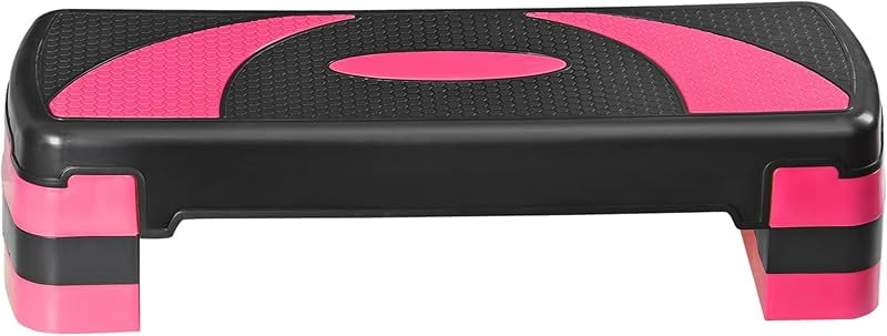 31’’ Aerobic Step Platform, Adjustable Exercise Workout Stepper with ...