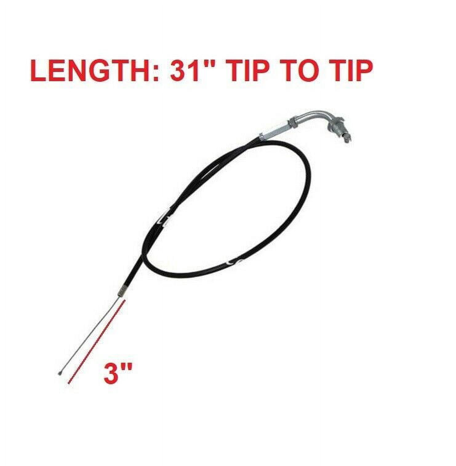 31" CURVE THROTTLE CABLE FOR POCKET BIKE Mini Chopper ATV X1 X2 CB19 ...