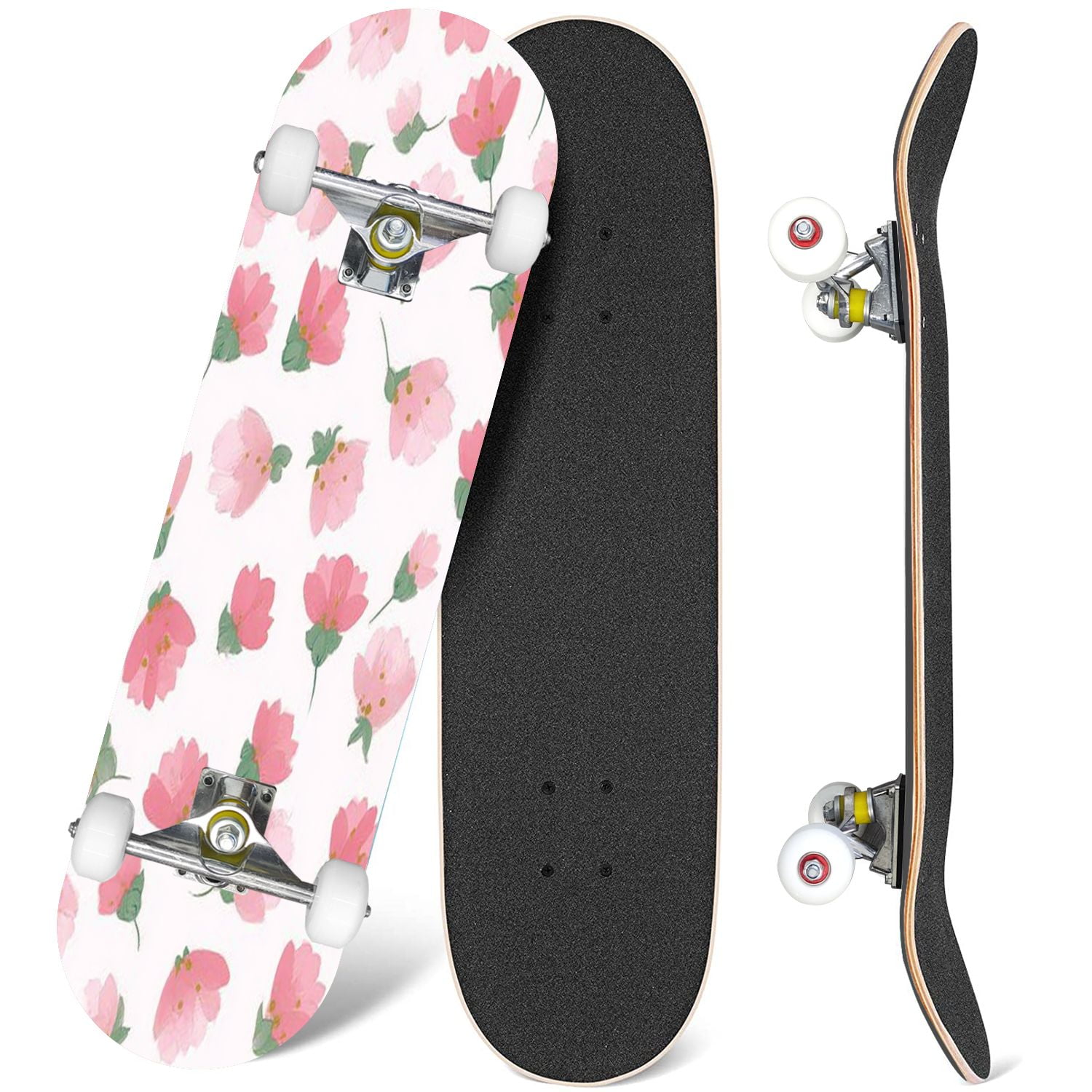 31'' Complete Skateboard 7 Layer Canadian Maple Beginner Skateboard ...