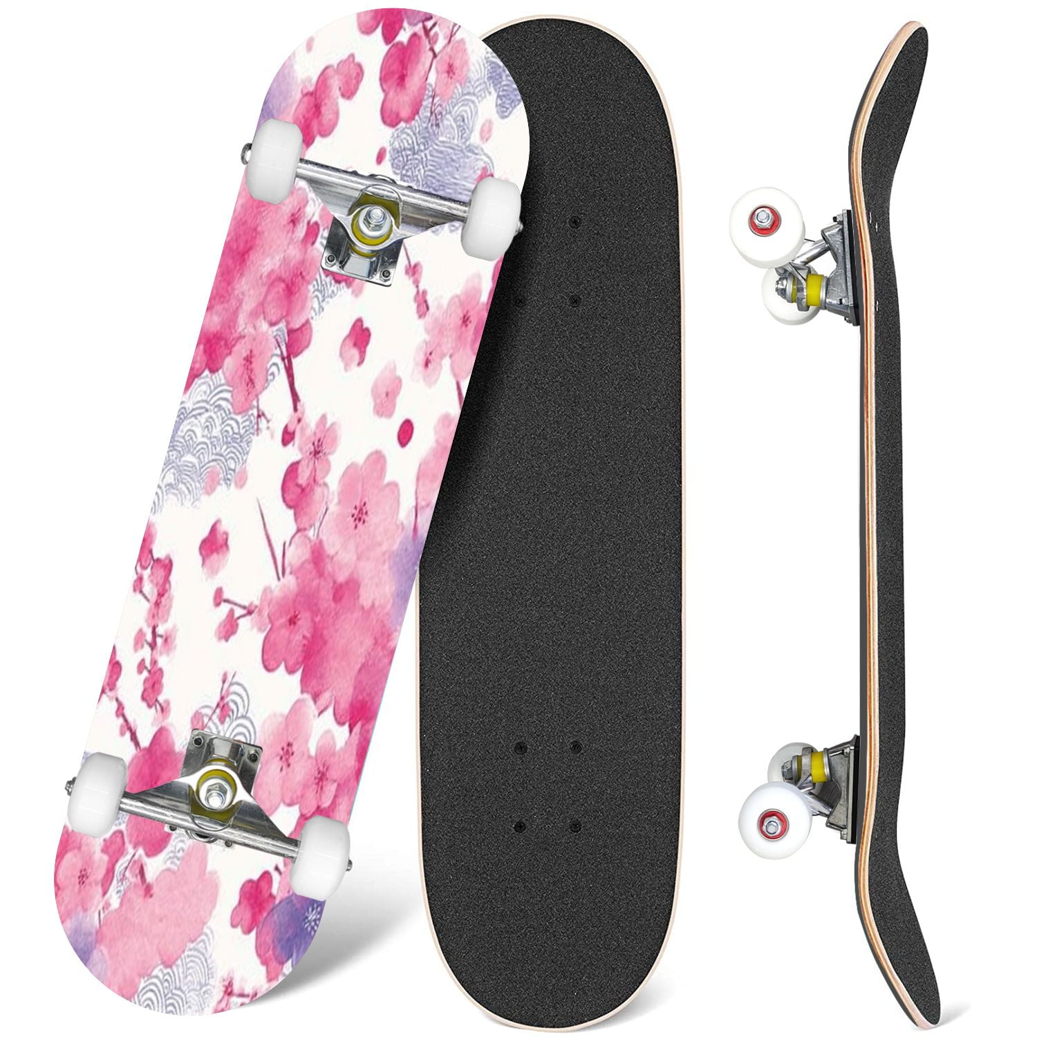 31'' Complete Skateboard 7 Layer Canadian Maple Beginner Skateboard ...
