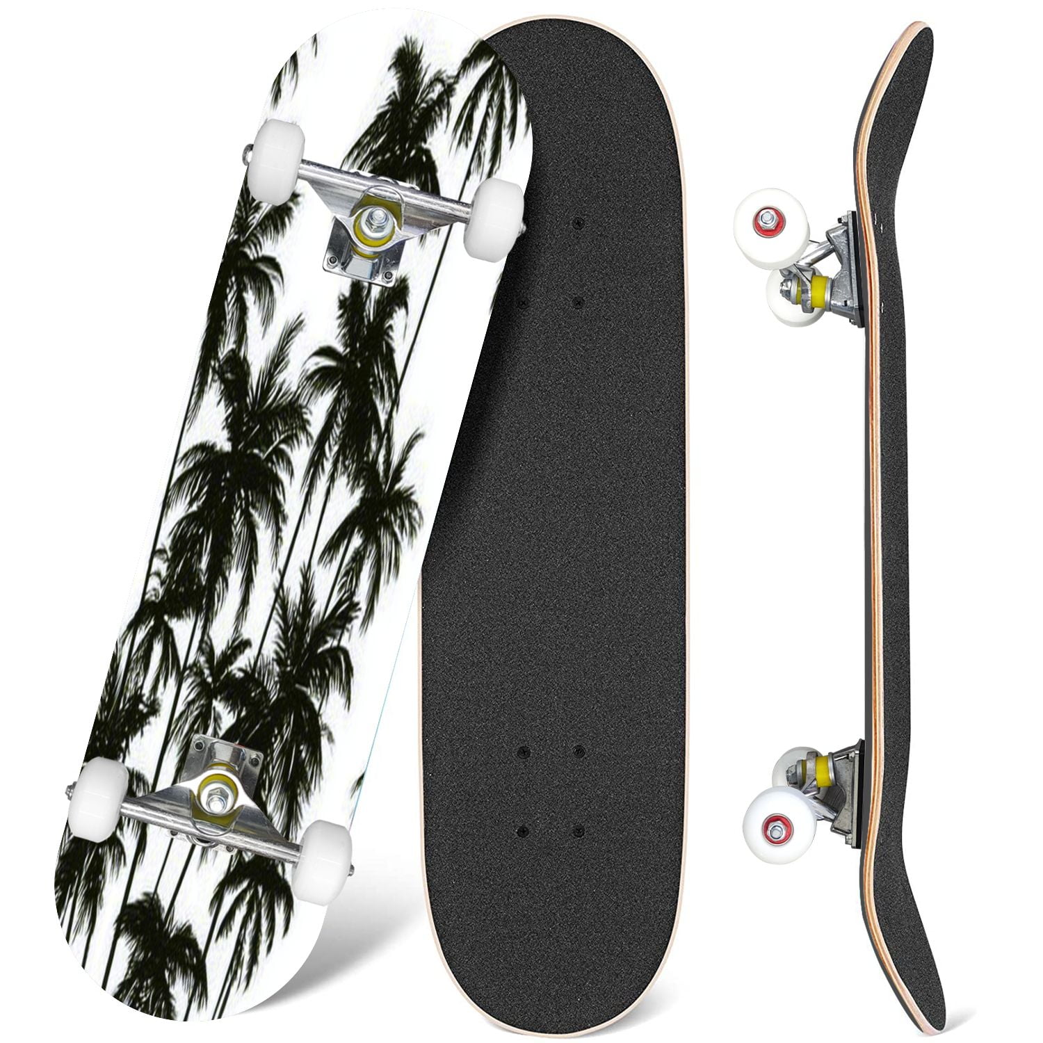 31'' Complete Skateboard 7 Layer Canadian Maple Beginner Skateboard ...