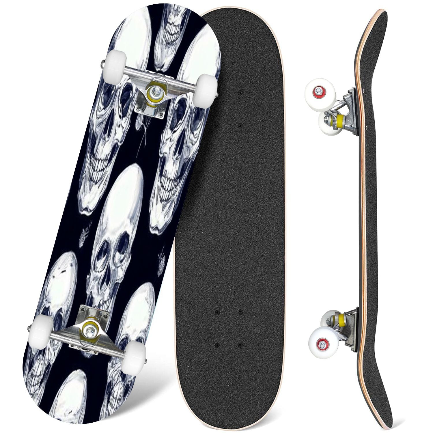 31'' Complete Skateboard 7 Layer Canadian Maple Beginner Skateboard ...