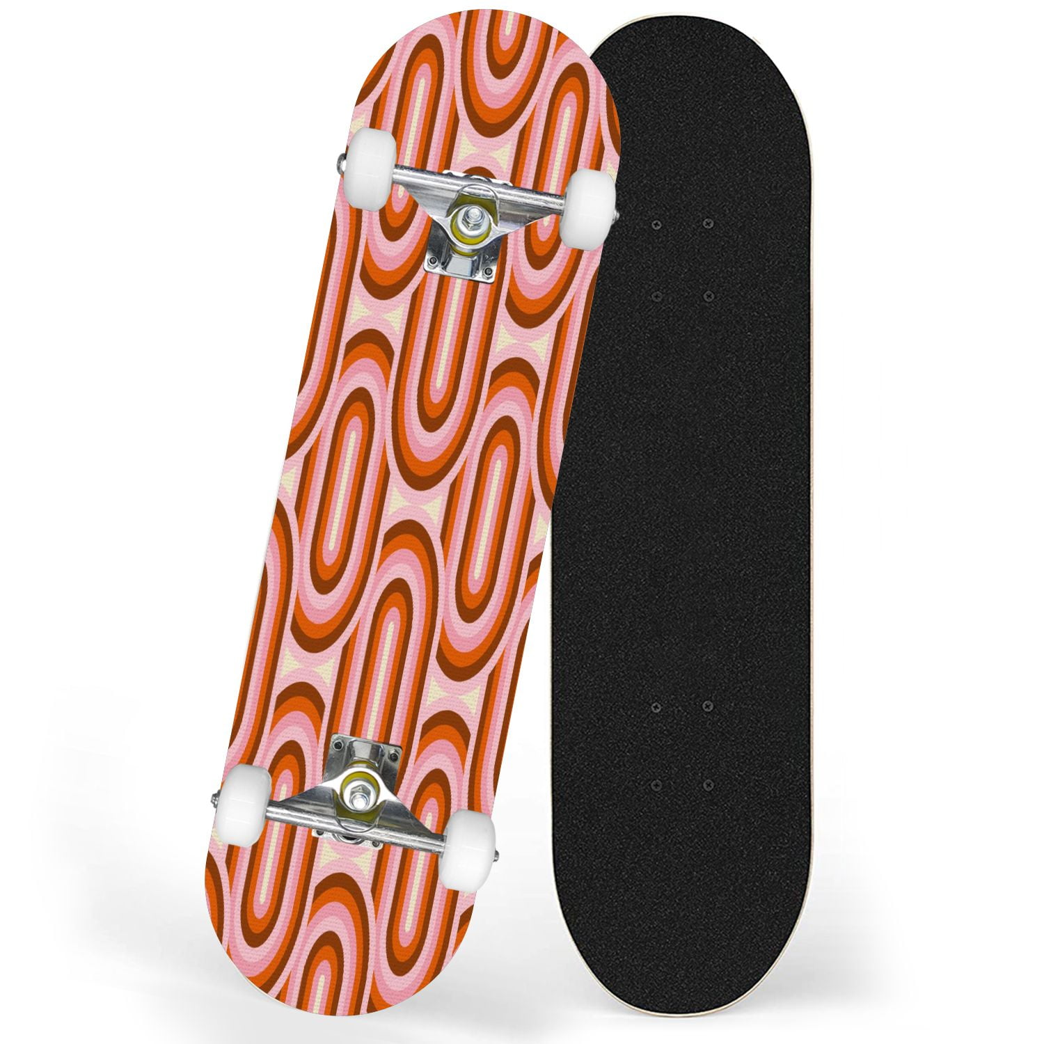 31'' Complete Skateboard 7 Layer Canadian Maple Double Kick Deck ...